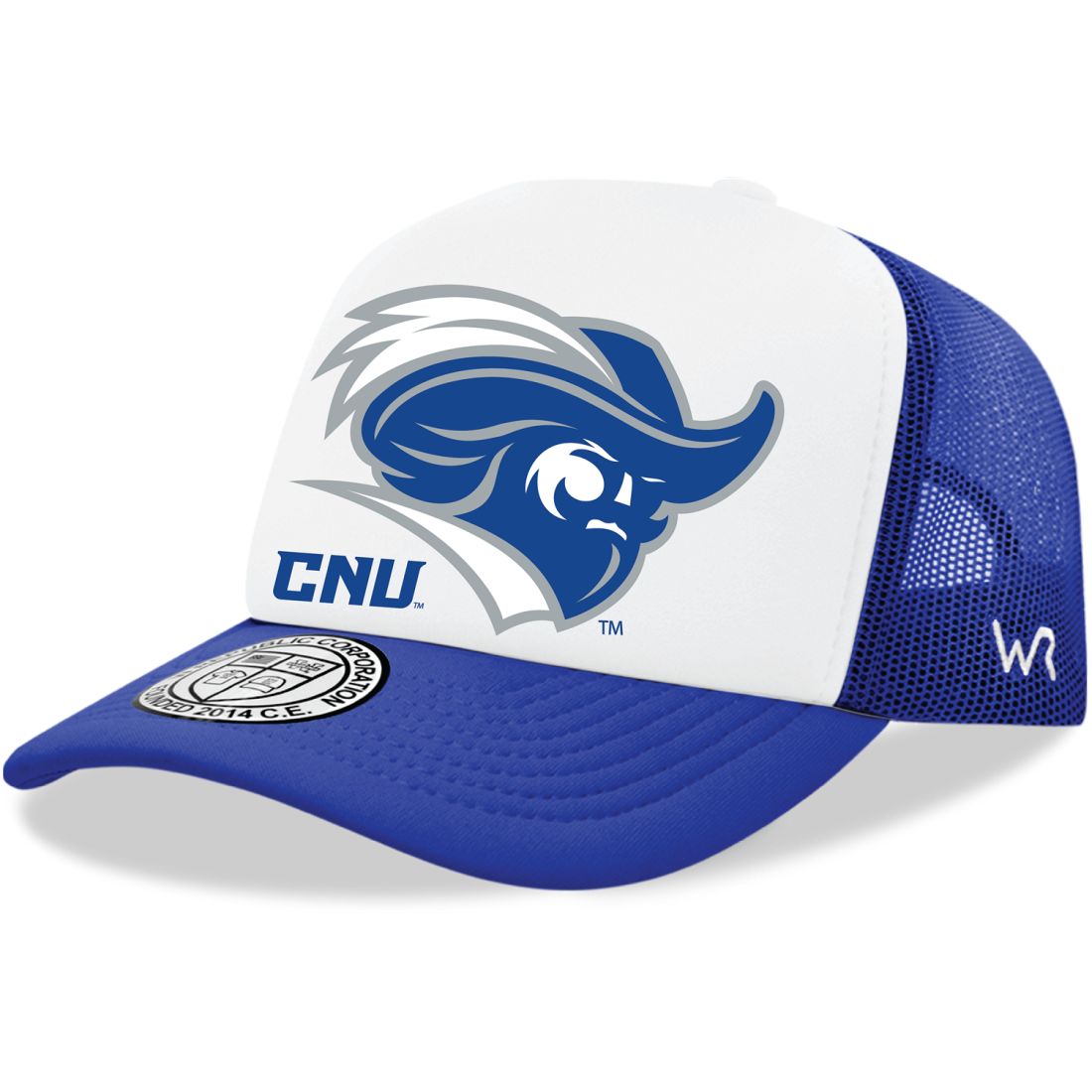 CNU Christopher Newport University Captains Jumbo Foam Trucker Hats