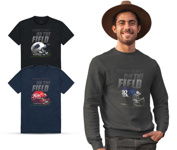 Gridiron Design T-Shirts & Long Sleeves | Campus Wardrobe