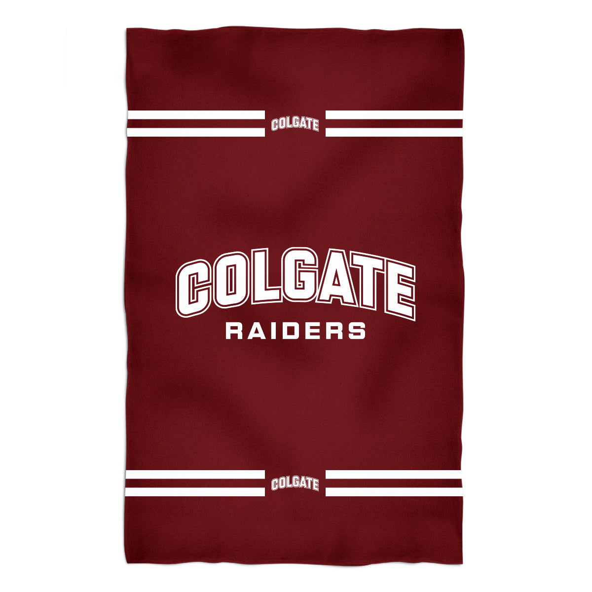 Colgate University Raiders Maroon Beach Bath Towel by Vive La Fete