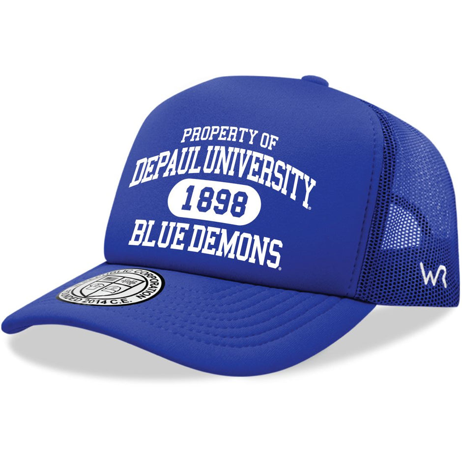 NCAA Depaul Blue Demons University College Fitted Caps Hats Royal