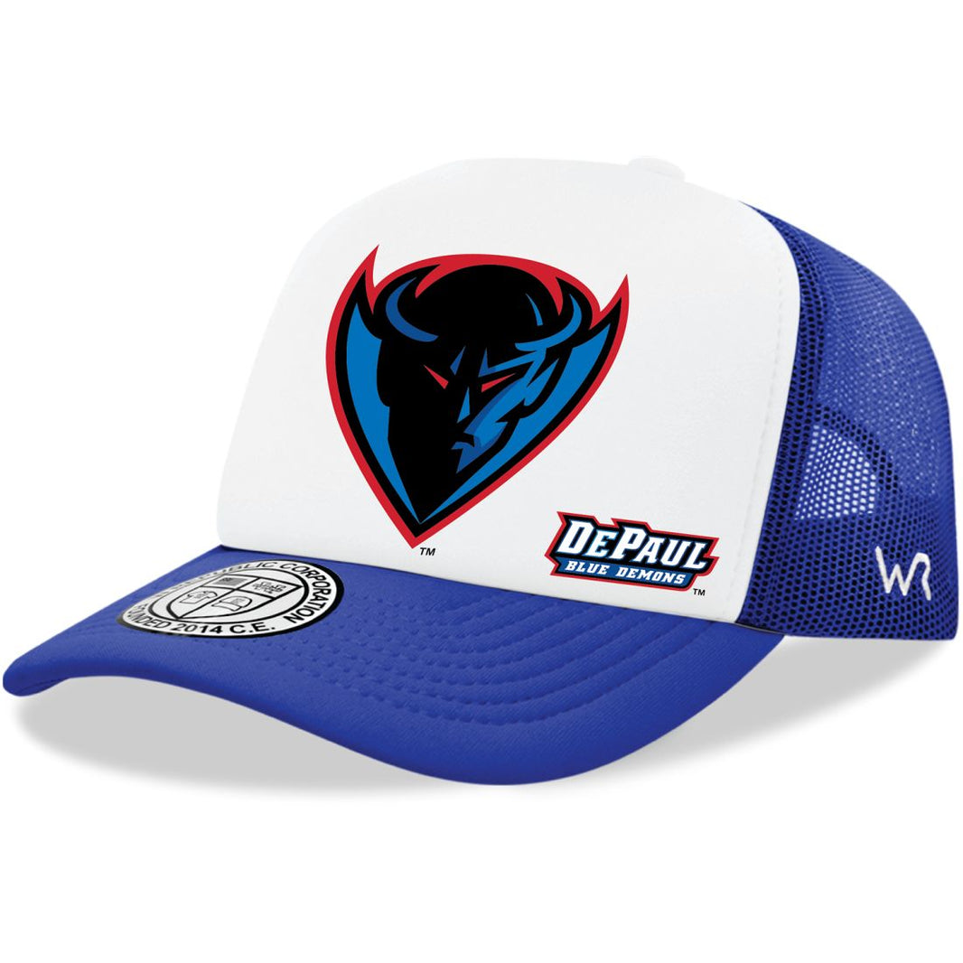 NCAA Depaul Blue Demons University College Fitted Caps Hats Royal