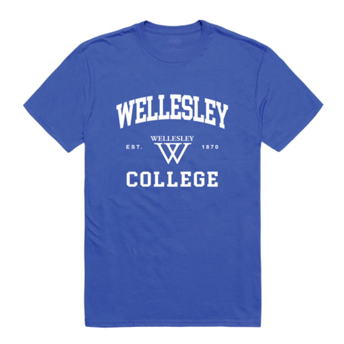 Wellesley College Seal Wellesley College Blue NCAA Name Logo Vinyl