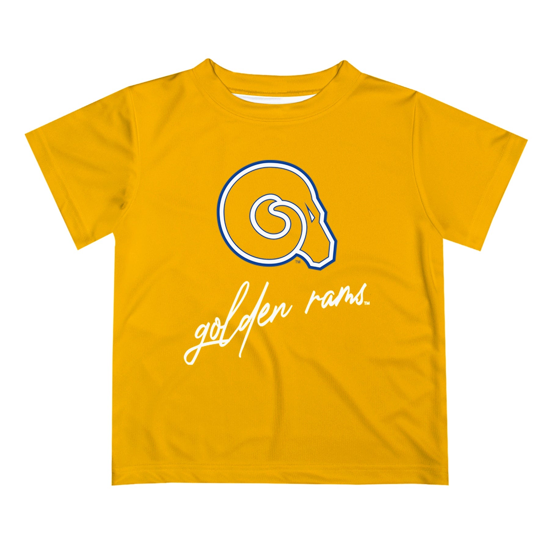 Albany State Rams Script White Short Sleeve Tee Shirt by Vive La Fete