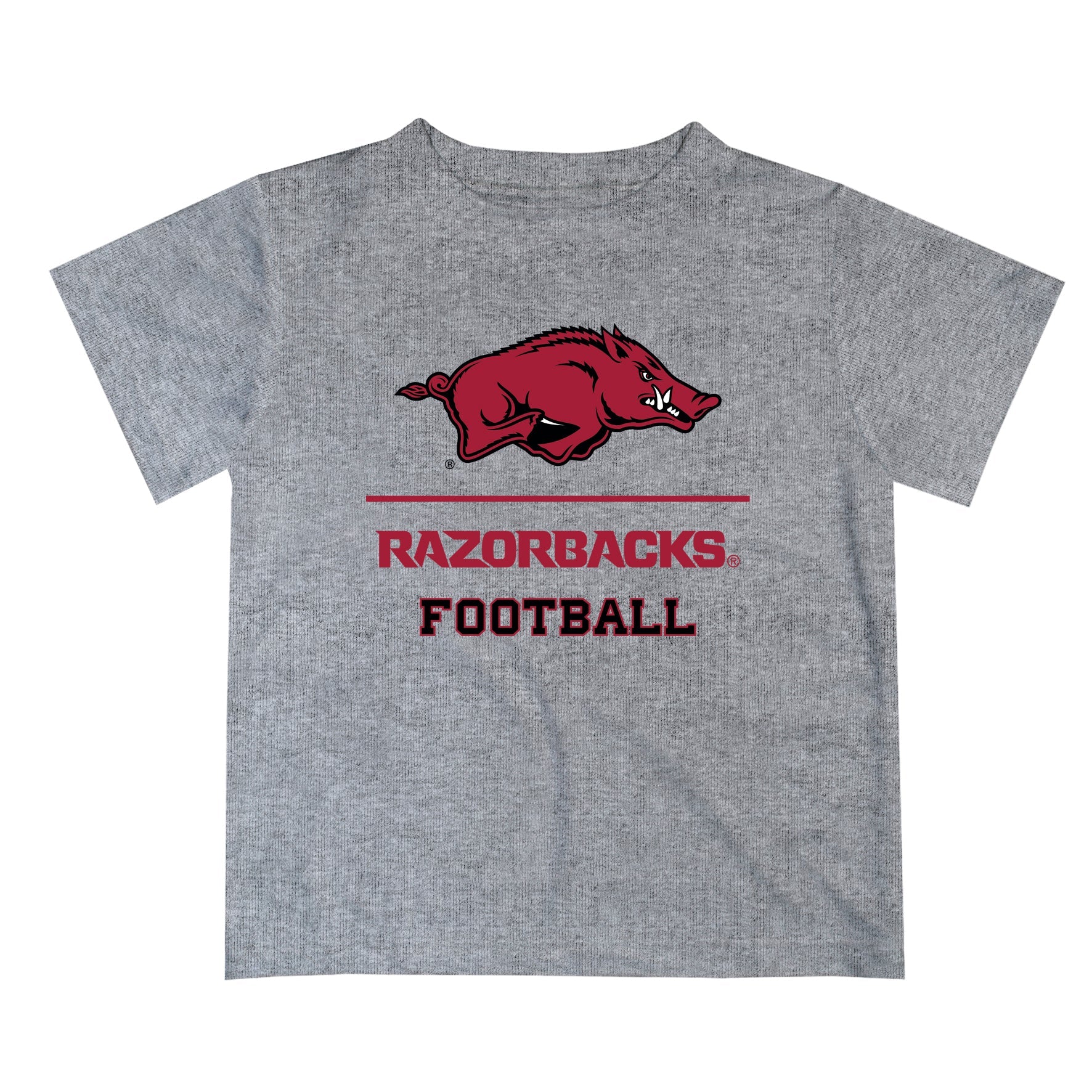 Arkansas Razorbacks Football White Short Sleeve Tee Shirt by Vive La F