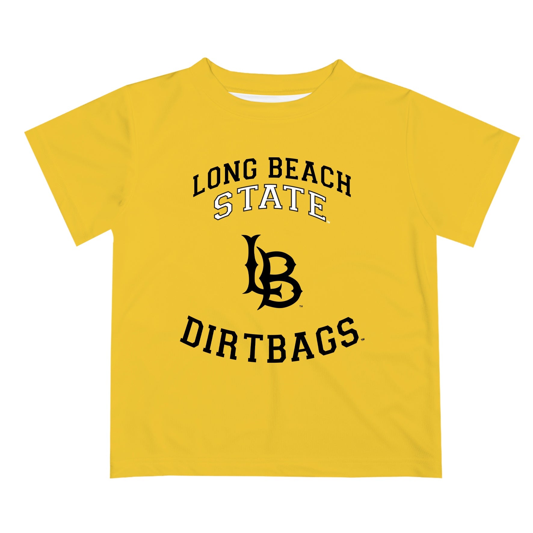 CSULB 49ers Boys Game Day Gold Short Sleeve Tee Shirt by Vive La Fete