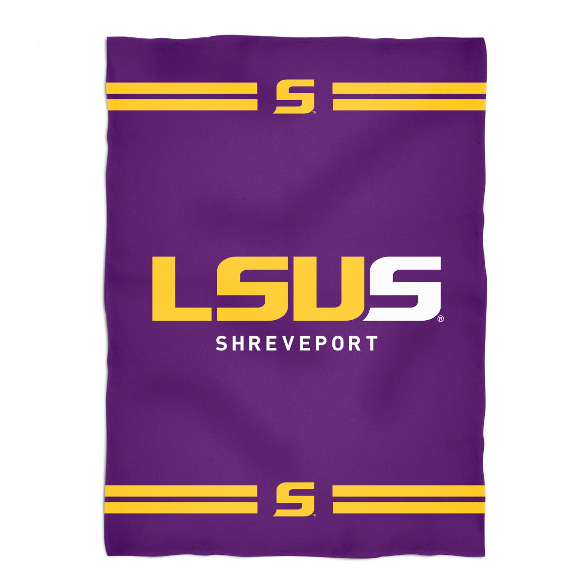 LSU Shreveport LSUS Pilots Game Day Soft Premium Purple Throw Blanket