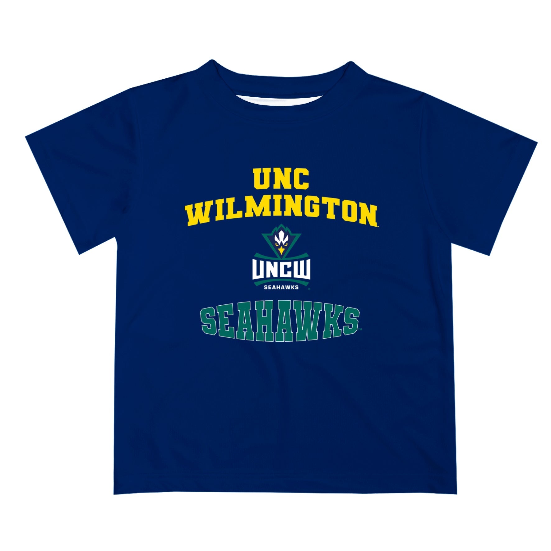 UNC Wilmington Seahawks UNCW Boys Game Day Navy Short Sleeve Tee Shirt