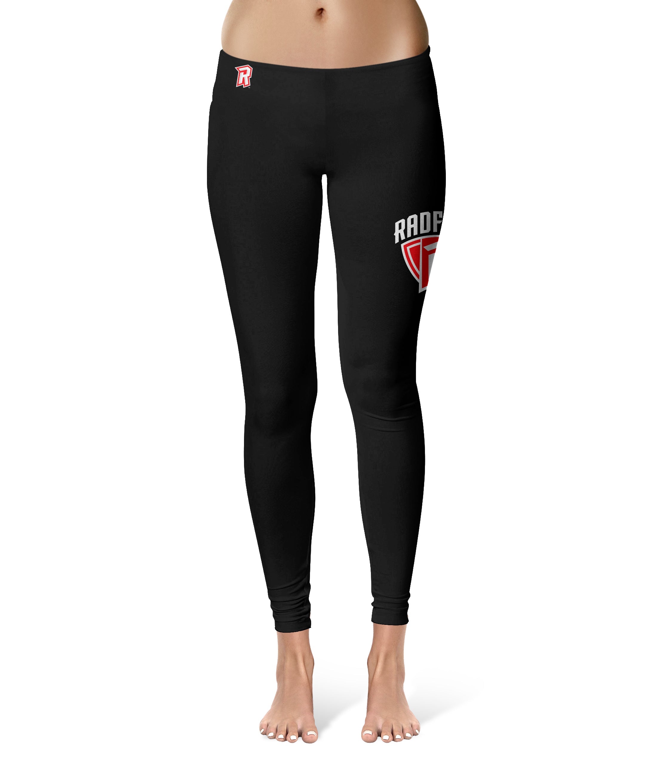 Radford Highlanders Game Day Large Logo on Thigh Black Yoga Leggings ...