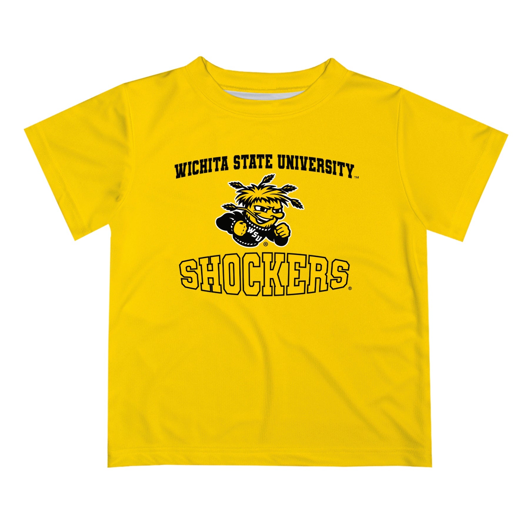 Wichita State Shockers WSU Boys Game Day V3 Yellow Short Sleeve Tee Sh