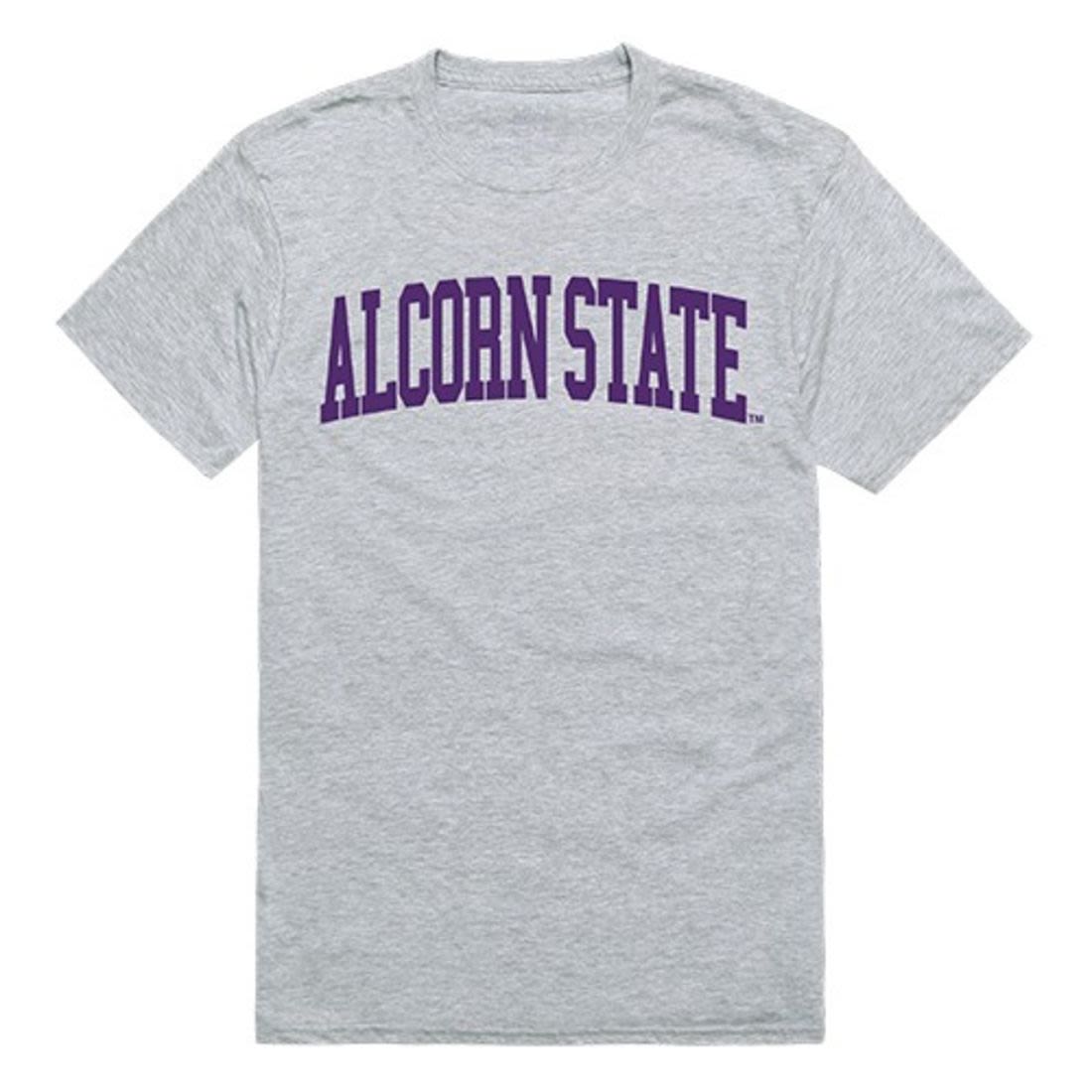 Alcorn State University Mens Game Day Tee T-Shirt Heather Grey