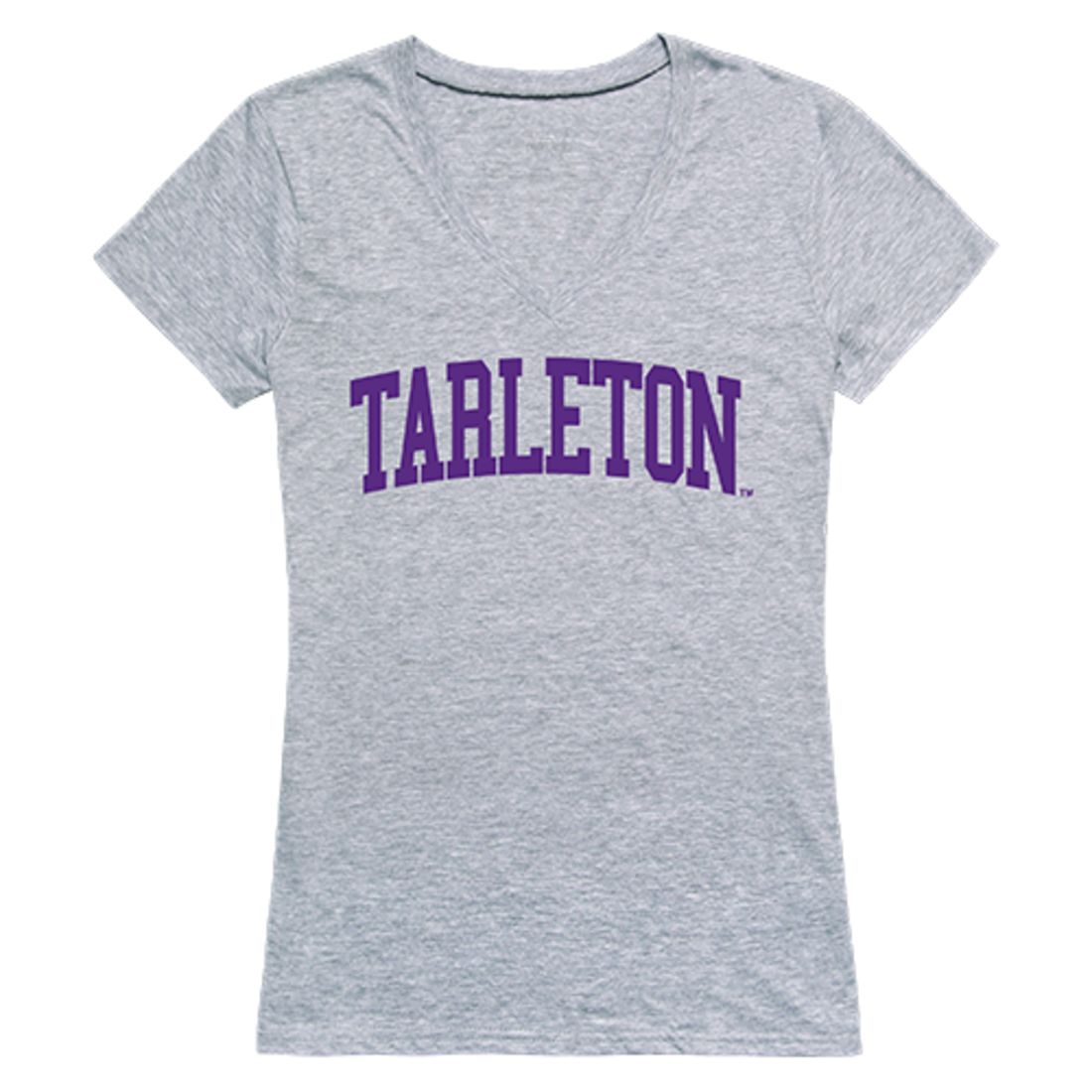 Tarleton State University Game Day Womens T-Shirt Heather Grey