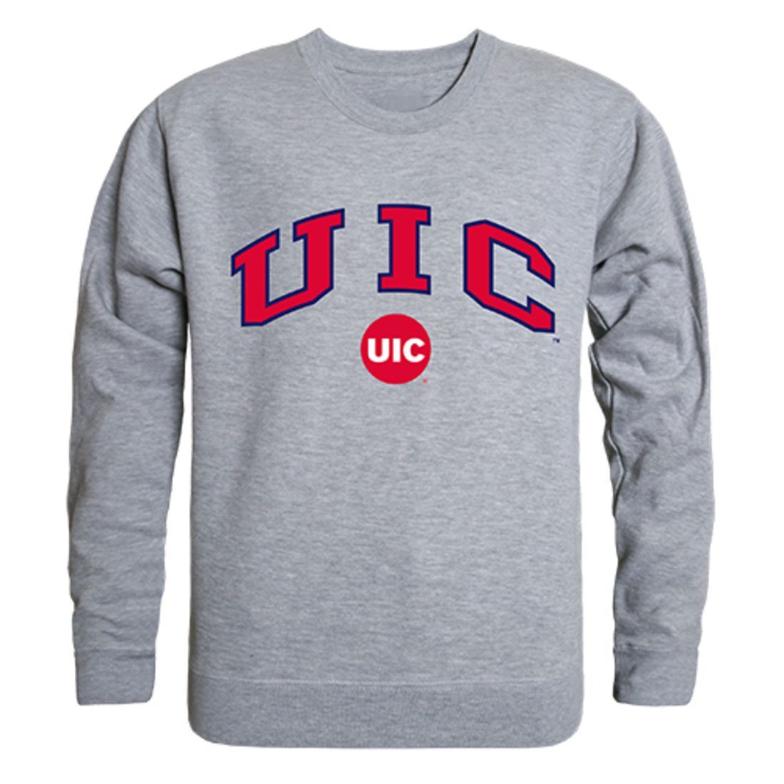 UIC University of Illinois at Chicago Campus Crewneck Pullover Sweatsh