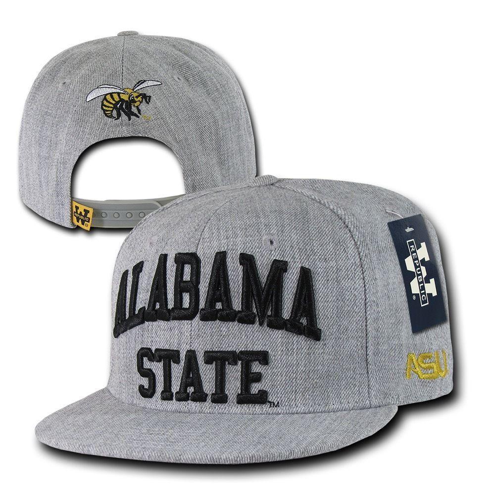 NCAA Alabama State University Hornets Game Day Snapback Caps Hats Heat