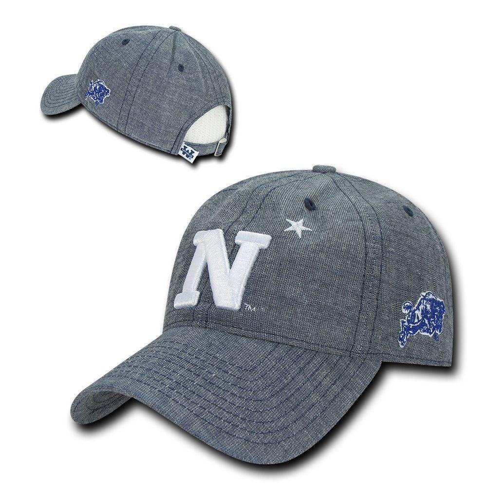 NCAA USna United States Naval Academy Relaxed Denim Baseball Caps Hats